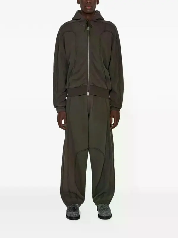 _J.L - A.L_ Plio Woven-trim Hoodie