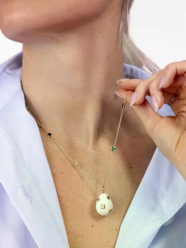 BIBI VAN DER VELDEN Pop Art Sapphire Necklace