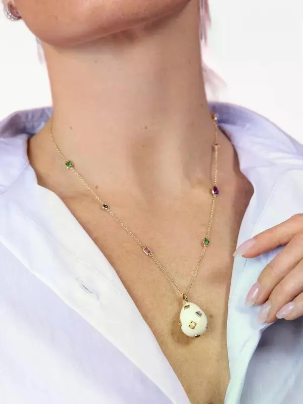 BIBI VAN DER VELDEN Pop Art Sapphire Necklace