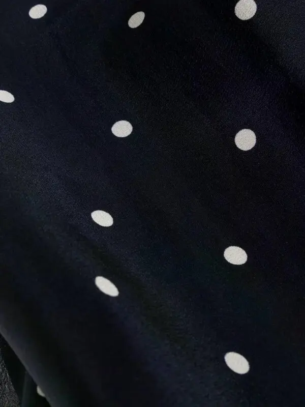 Dolce & Gabbana Polka-dot Silk Scarf