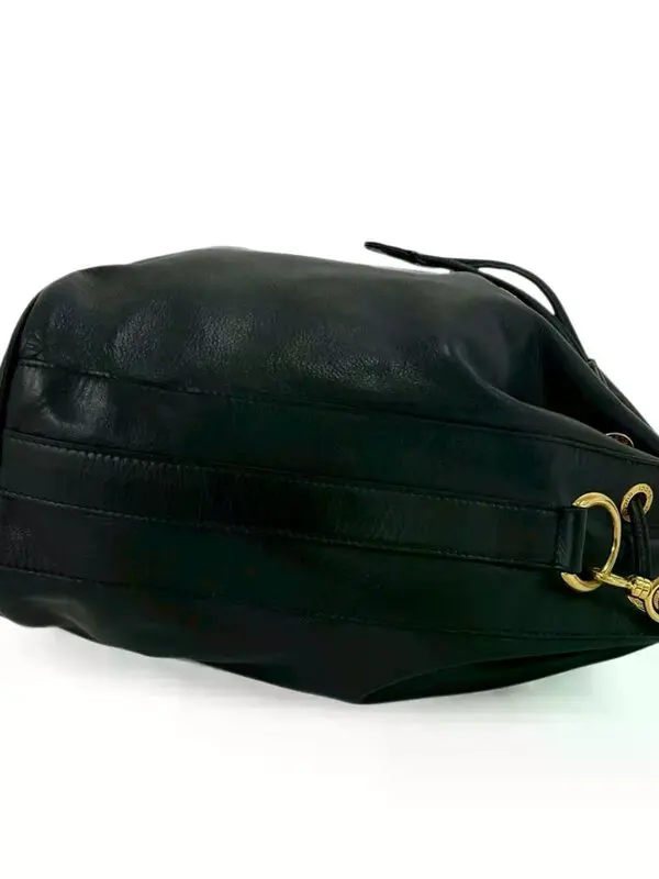 Gucci 20th Century Calfskin Bamboo Satchel