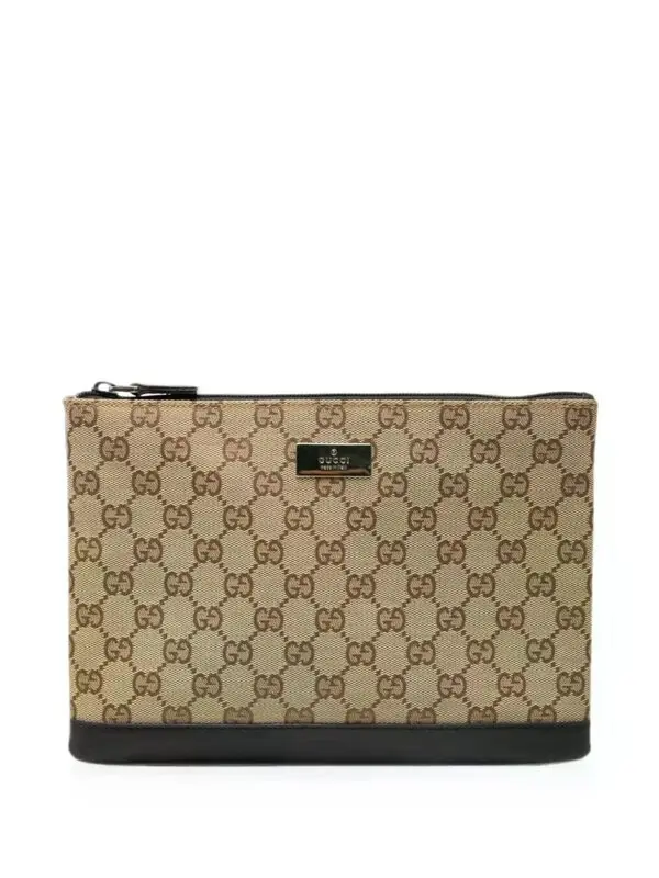 Gucci 20th Century Gg Canvas Clutch Bag