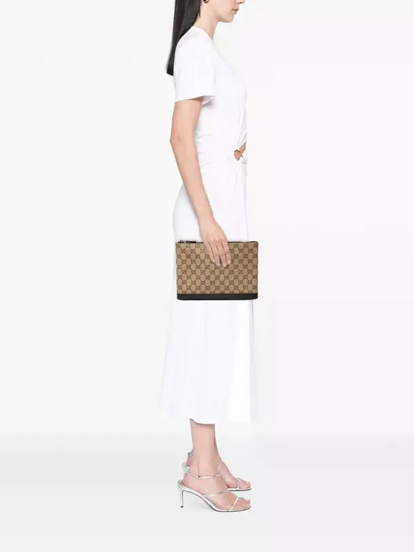 Gucci 20th Century Gg Canvas Clutch Bag