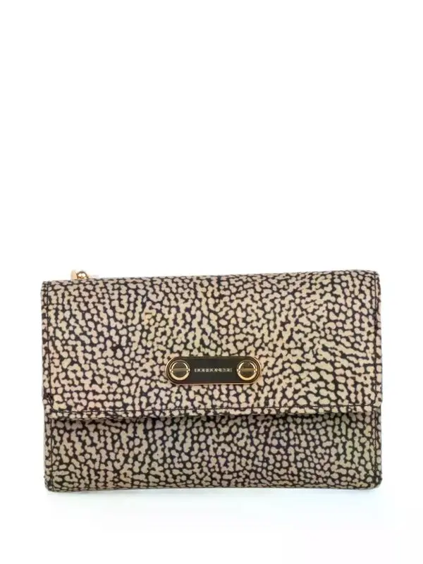 Borbonese Op Naturale Logo-plaque Wallet