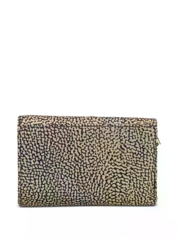 Borbonese Op Naturale Logo-plaque Wallet - Neutrals