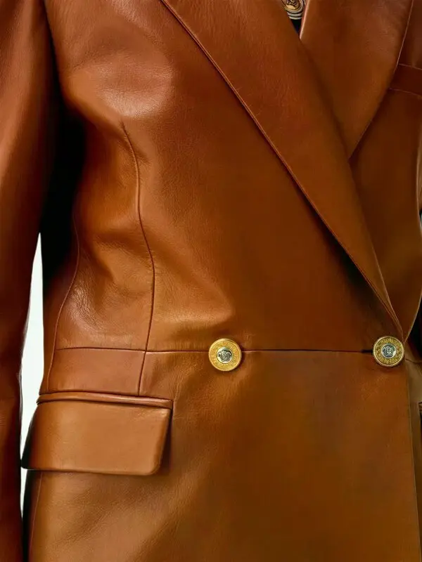 Versace Nappa Plongé Double-breasted Blazer