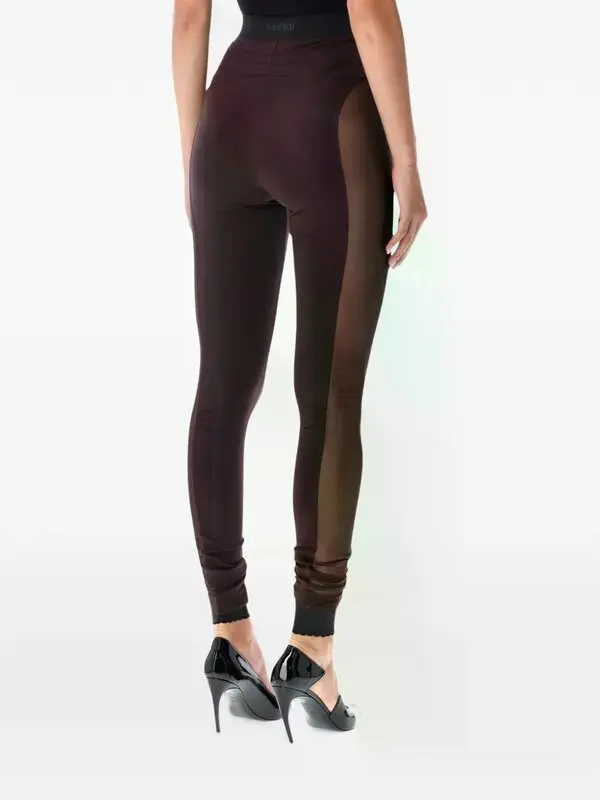 Attico Mesh-panelled Leggings