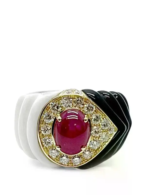 ANDREOLI Ruby And Diamond Ring