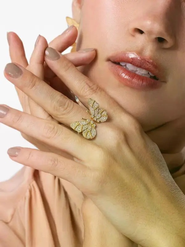 TANYA FARAH Butterfly Diamond Ring