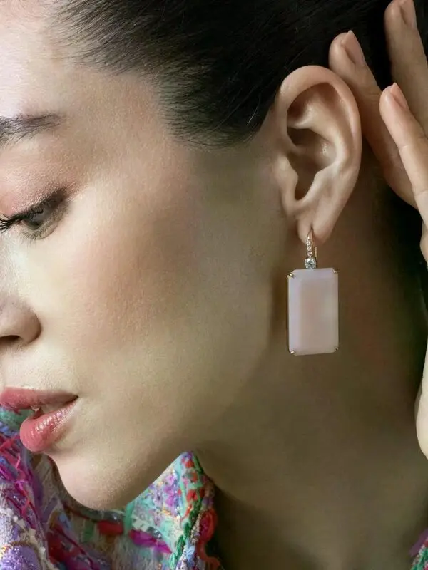 Irene Neuwirth Opal Diamond Earrings