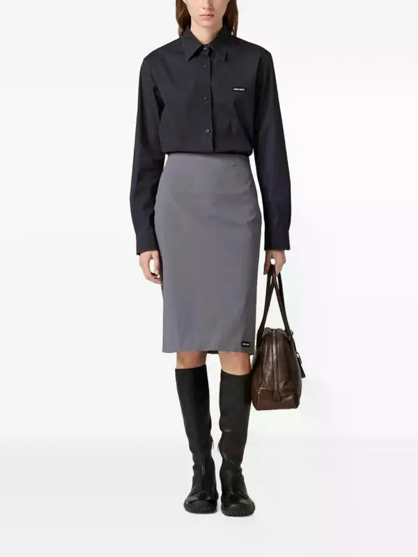 Miu Miu Stretch Poplin Shirt