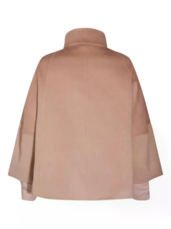 MOORER Layered Funnel-neck Jacket