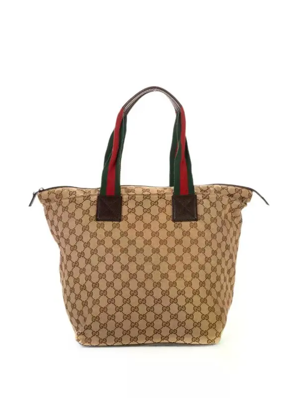 Gucci Gg Supreme Web Tote Bag