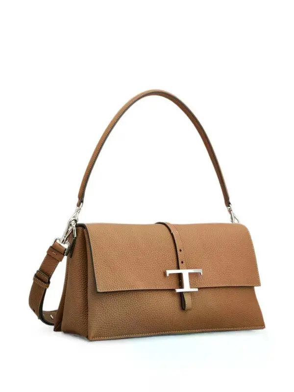 TOD'S T Timeless Flap Bag In Leather Small