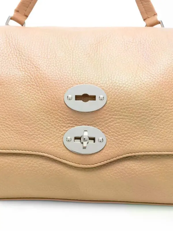 ZANELLATO Small Postina Leather Tote Bag - Brown