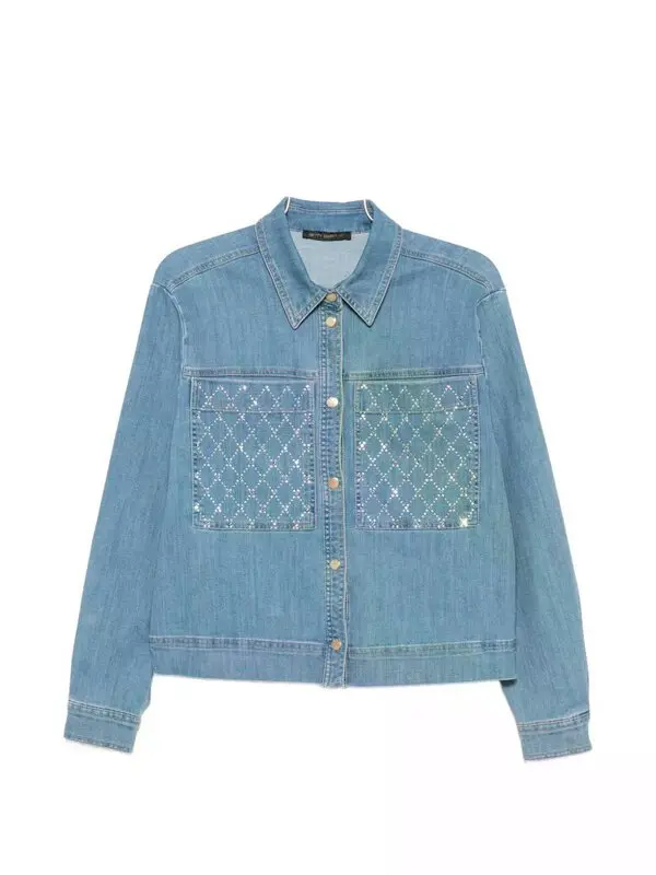 BETTY BARCLAY Embellished-pocket Shirt - Blue