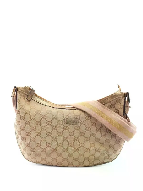 Gucci 2000s Gg Canvas Shoulder Bag - Neutrals