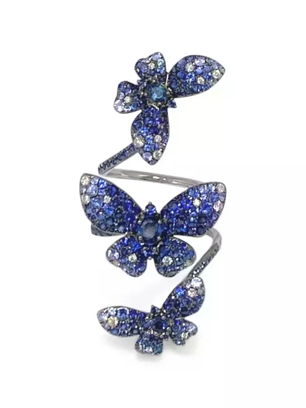 STEFERE Butterfly Sapphire And Diamond Ring