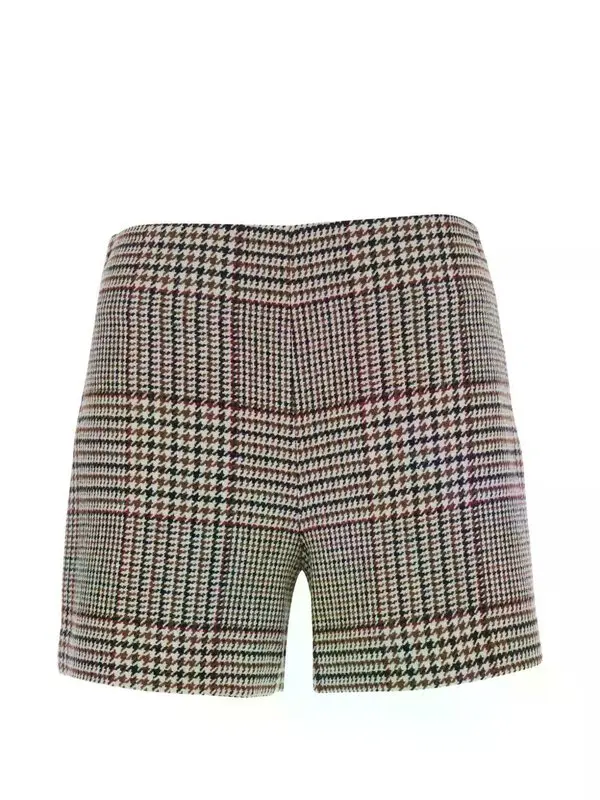 Federica Tosi Check-pattern Shorts - Brown