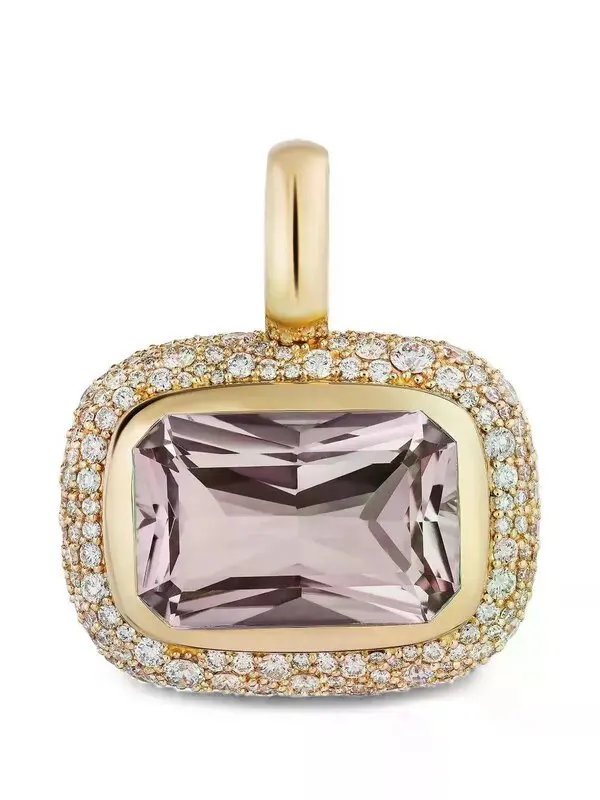 MASON & BOOKS Floret Amethyst Pendant - Gold