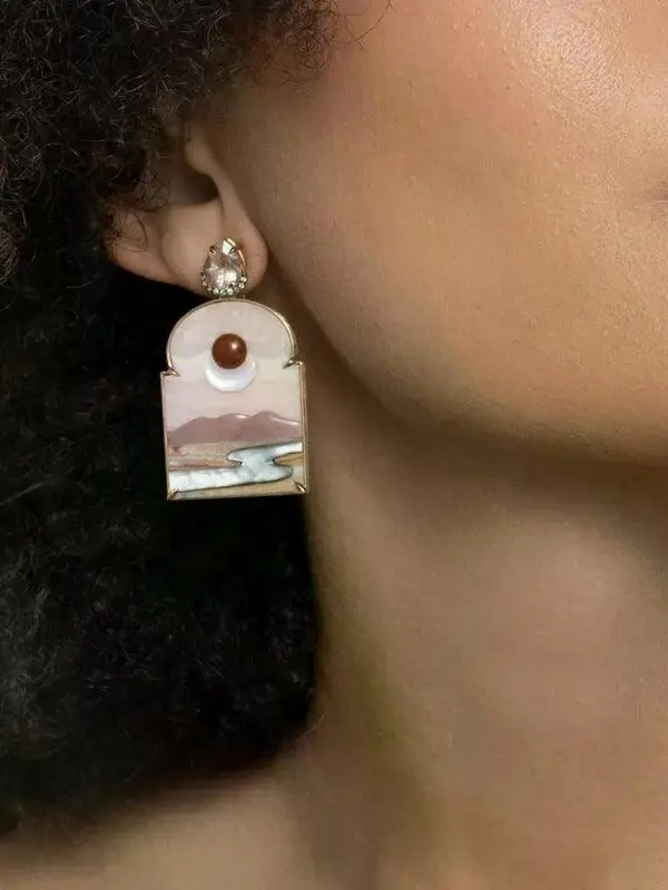 SILVIA FURMANOVICH Morganite And Opal Earrings - Pink