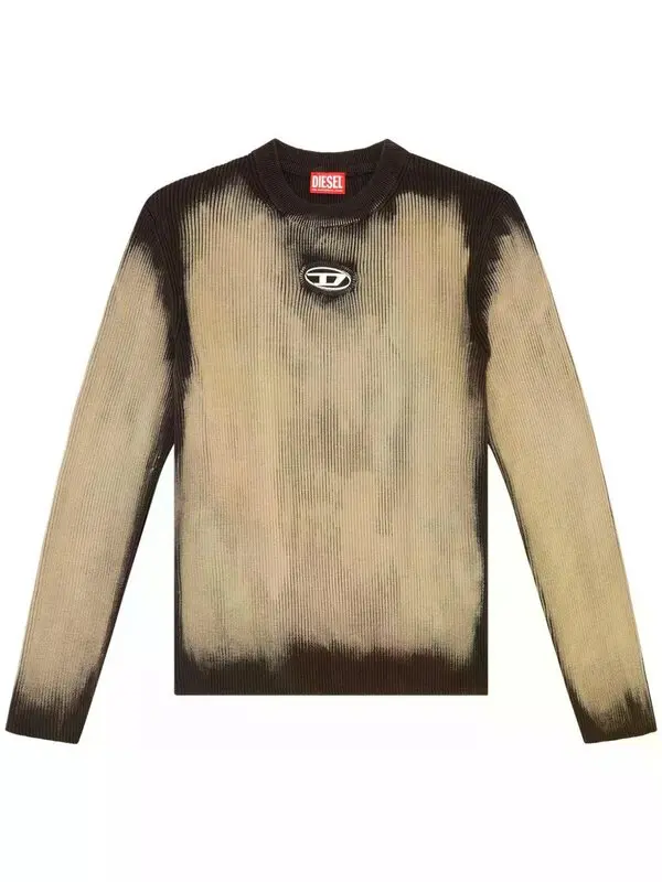 DIESEL® K-darin Ribbed-knit Jumper - Neutrals