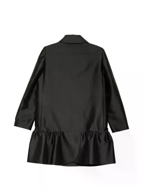 Dice Kayek Sequin-embellished Ruffled Coat