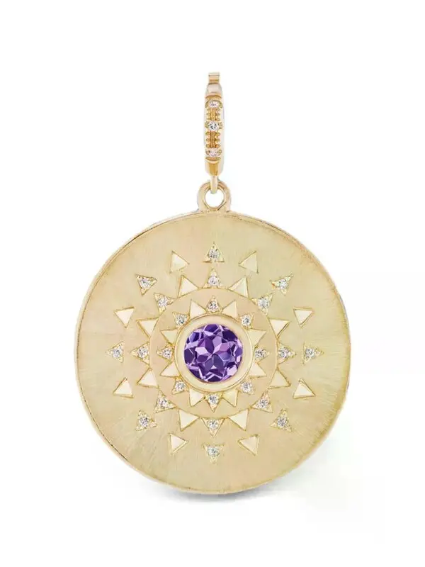 Harwell Godfrey Major Sun Sign Amethyst Medallion