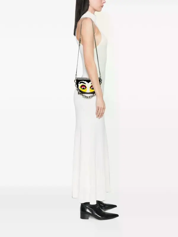 LOUIS VUITTON 2017 Monogram And Epi Printed Kabuki Masks Pochette Satchel - Black