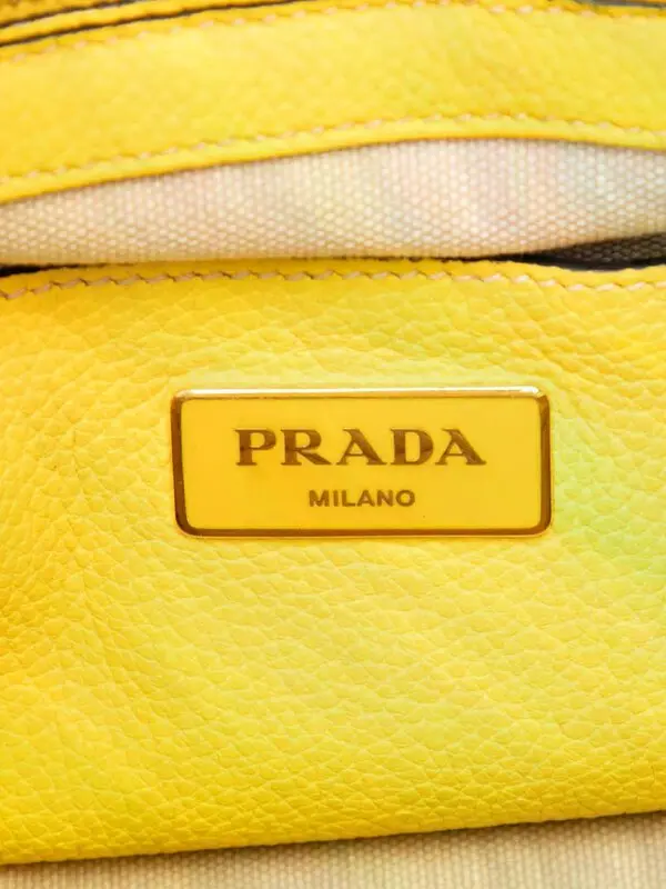 Prada 2013-2026 Vitello Daino Zip Top Satchel