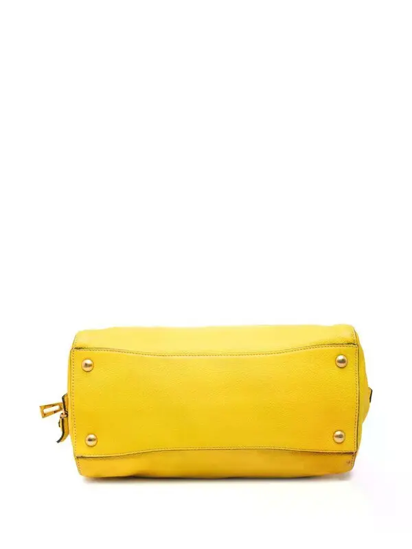 Prada Vitello Daino Zip Top Satchel