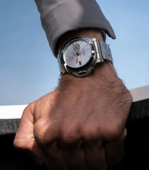 Panerai Stainless Steel Luminor Luna Rossa Watch