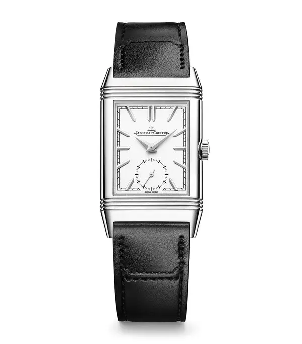 JAEGER-LECOULTRE Stainless Steel Reverso Tribute Small Seconds Watch - Grey