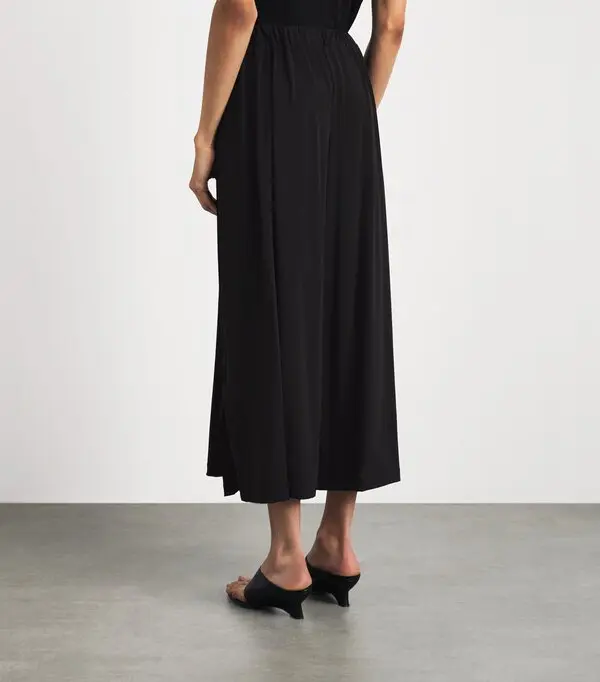 Issey Miyake Drape Jersey Cropped Trousers
