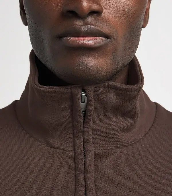 Sandro Cotton Half-zip Sweater