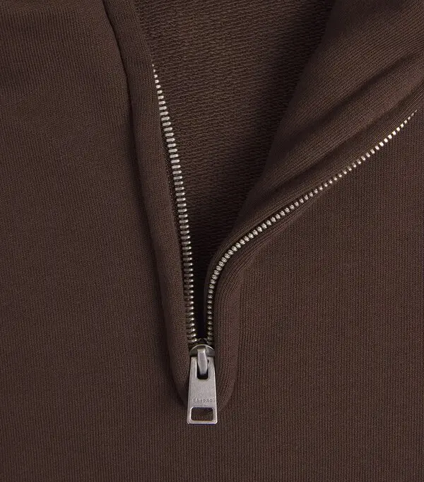 Sandro Cotton Half-zip Sweater