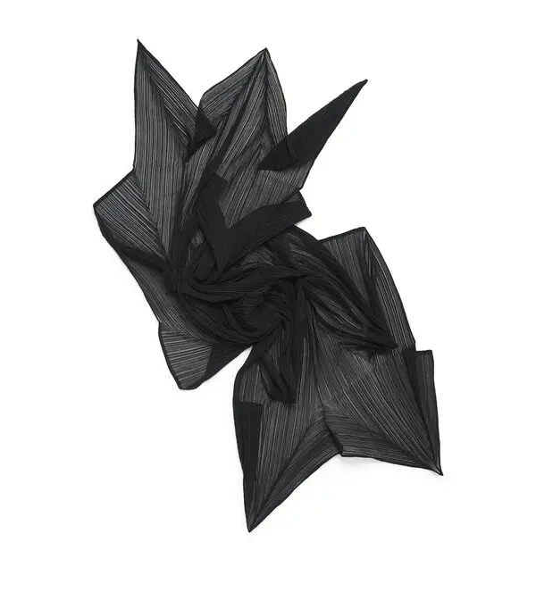 Issey Miyake Zigzag Scarf - Black
