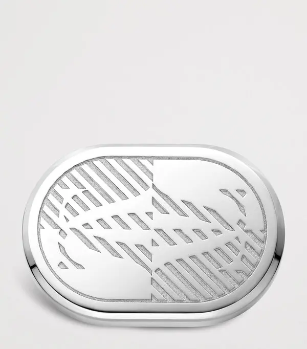 Cartier Sterling Double C De Cufflinks
