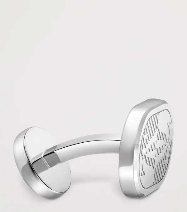 Cartier Sterling Double C De Cufflinks