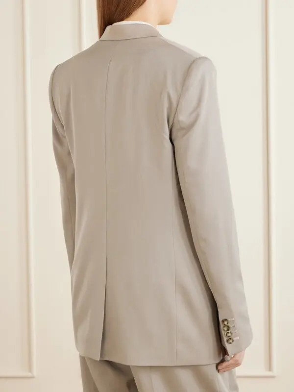 Stella McCartney Double-breasted Oversized Wool-twill Blazer