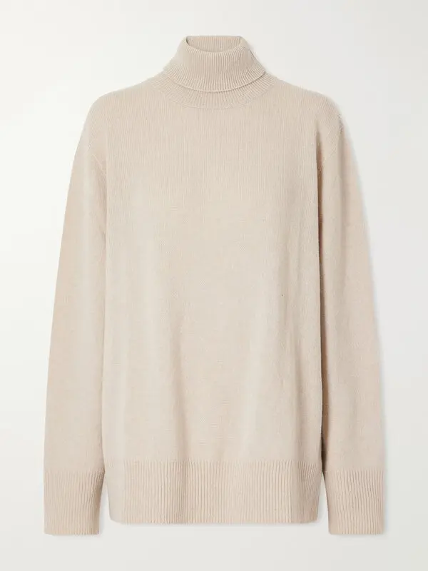 THE ROW Stepny Wool And Cashmere-blend Turtleneck Sweater