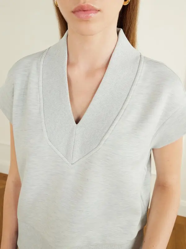 Varley Gracee Ribbed-trimmed Doublesoft® Jersey Tank
