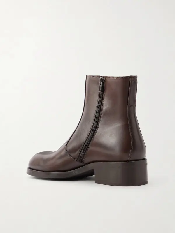 LEMAIRE Leather Ankle Boots
