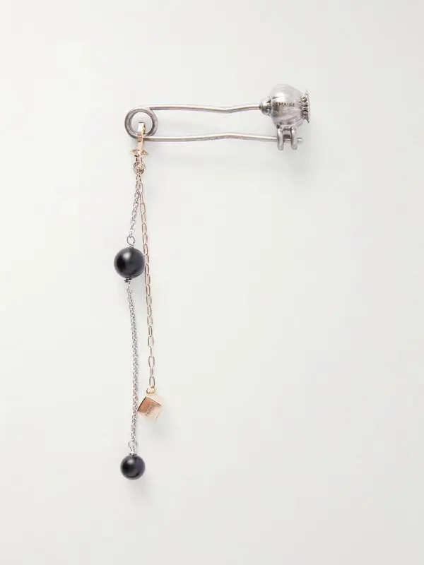 LEMAIRE Thistle Silver-tone Bag Charm