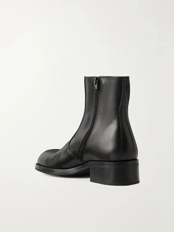 LEMAIRE Leather Ankle Boots