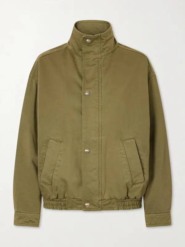 NILI LOTAN Klaire Cotton Shell Blouson Jacket