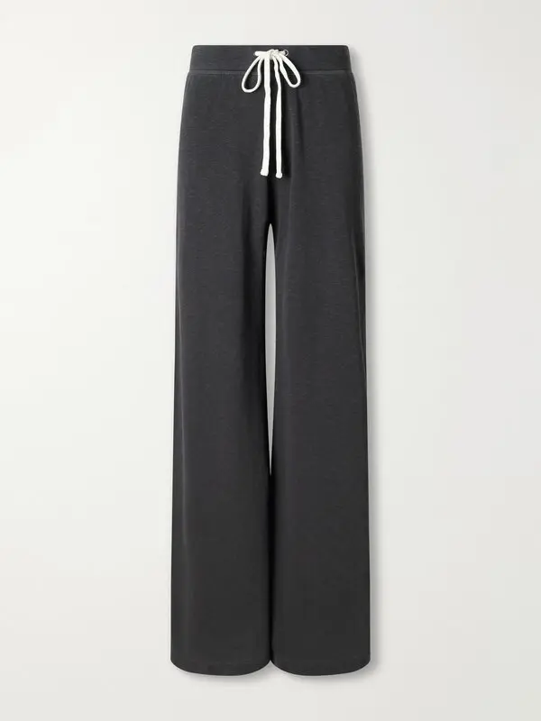 JAMES PERSE Cotton Wide-leg Track Pants