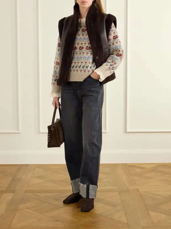 Sea Annie Reversible Wool Vest