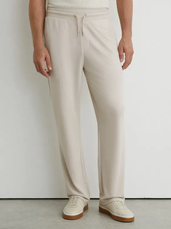 REISS Relaxed Jersey Drawstring Trousers