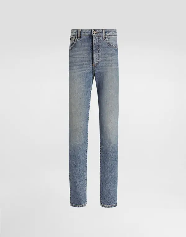 Dolce & Gabbana 5-pocket Stretch Denim Trousers - Multicolor